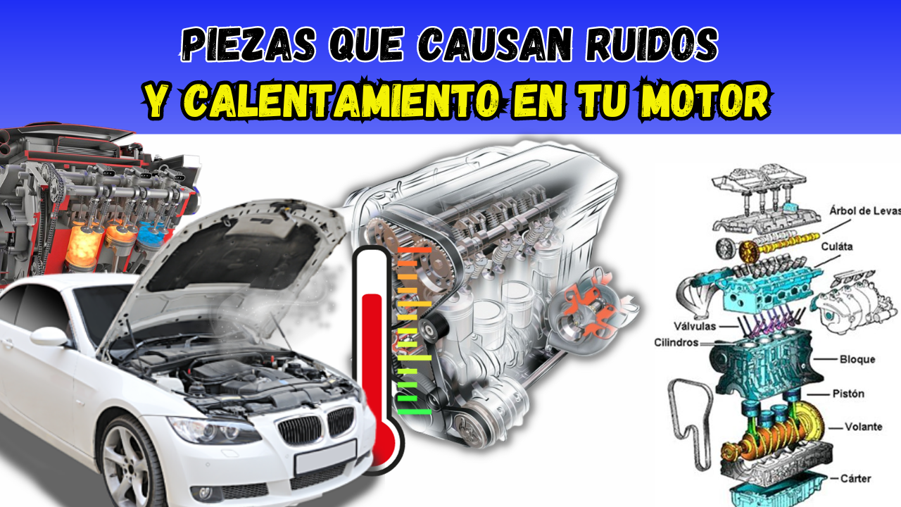 Piezas que causan ruidos y calentamiento en tu motor - Santiago Soluciones